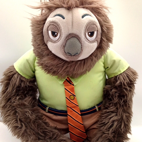 Disney | Other | Authentic Disney Store Zootopia Sloth Flash Plush ...